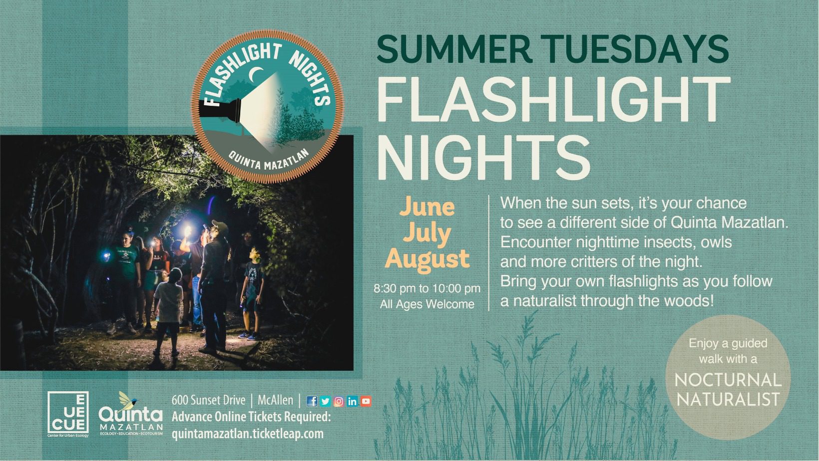 Summer Flashlight Nights at Quinta | Explore McAllen